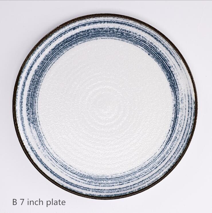 Personal Dinner Plate Set Ceramic Kitchen Plate Ta... – Vicedeal