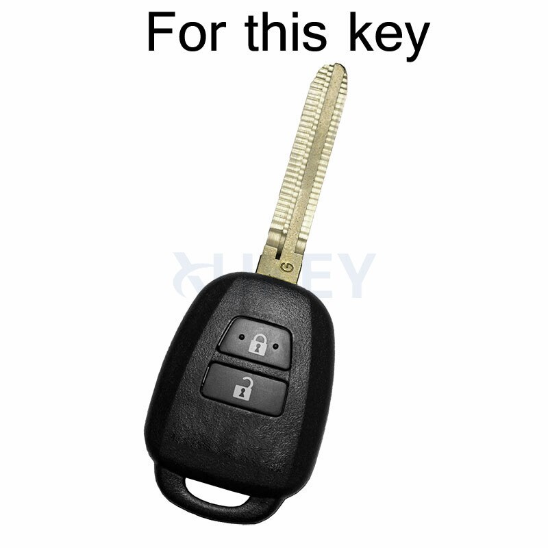 Silicone Car Key Case For Toyota Aqua Ractis Vitz ... – Grandado