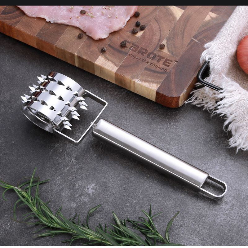 Stainless steel loose meat hammer steak hammer rol... – Grandado