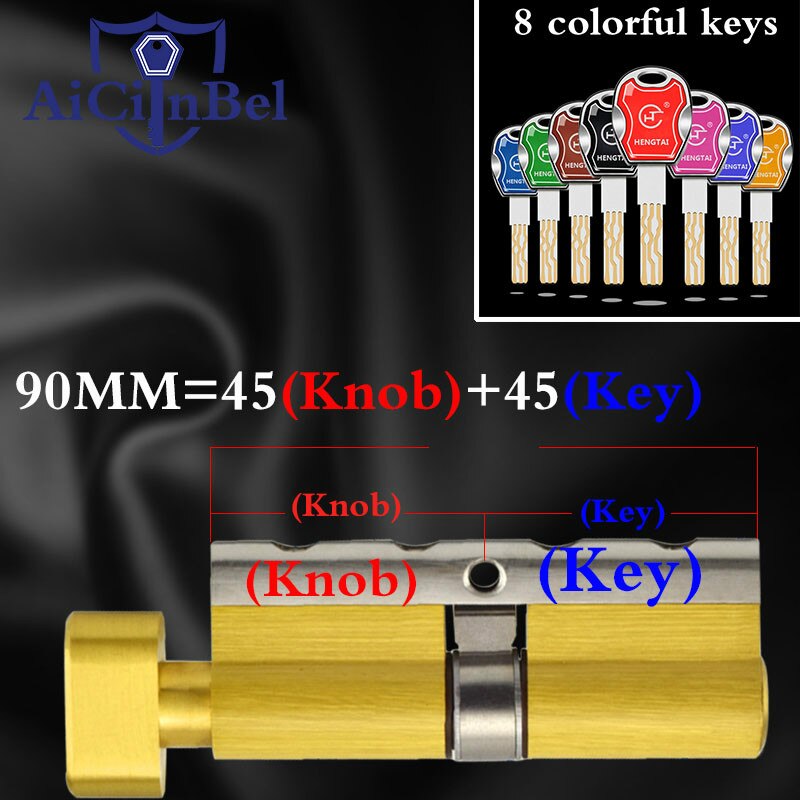 Door Lock Brass Cylinder Single Open Sided Blade B... – Vicedeal
