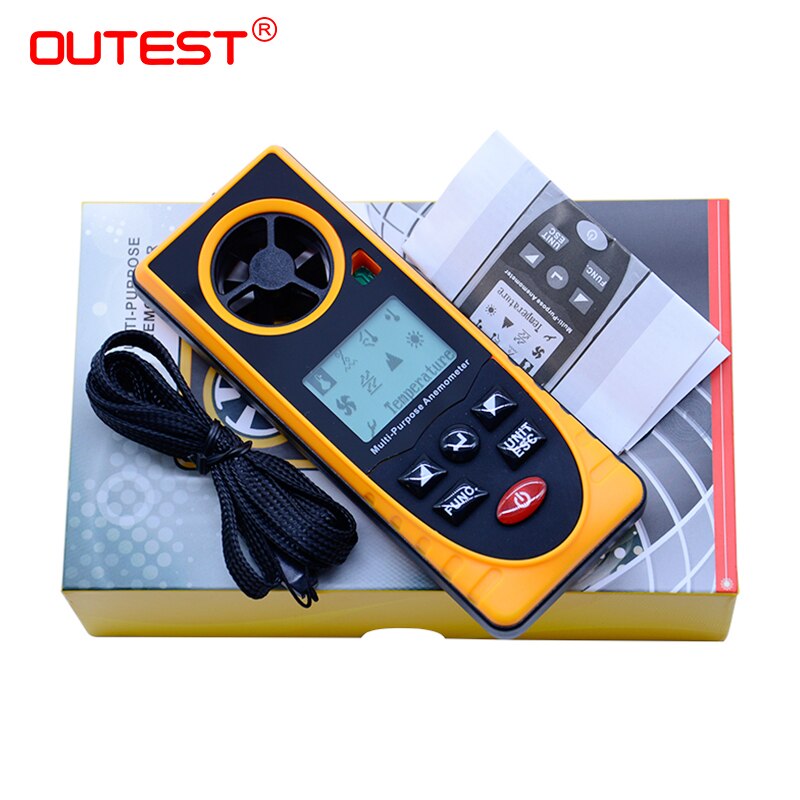 GM8910 Multi-functional digital anemometer wind ch... – Vicedeal