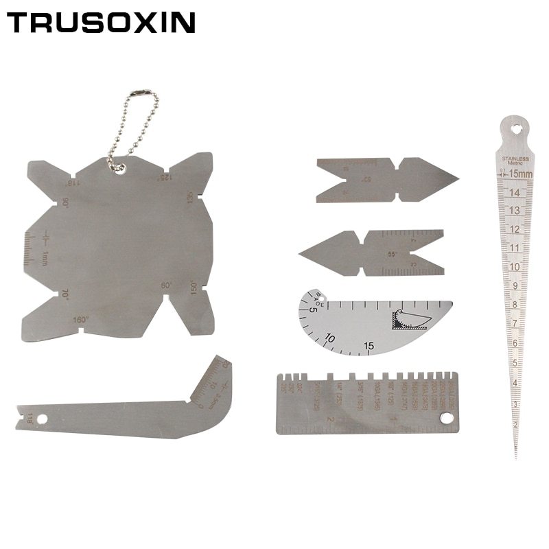 7Pcs Taper Lassen Gauge Weld Inspectie Gage Lasnaa... – Grandado