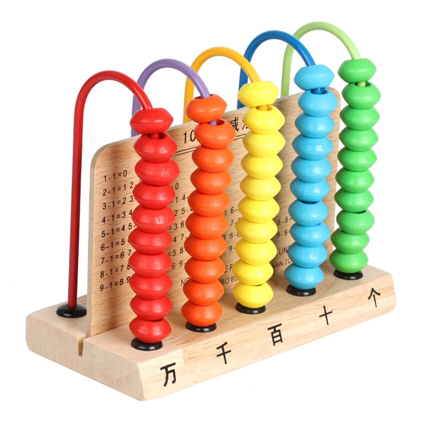 5 Digit Wooden Abacus Calculator Children Educatio... – Grandado