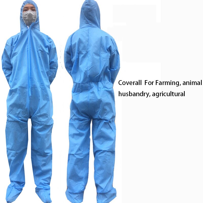 Disposable Coverall Protective Clothing Siamese Ho... – Vicedeal