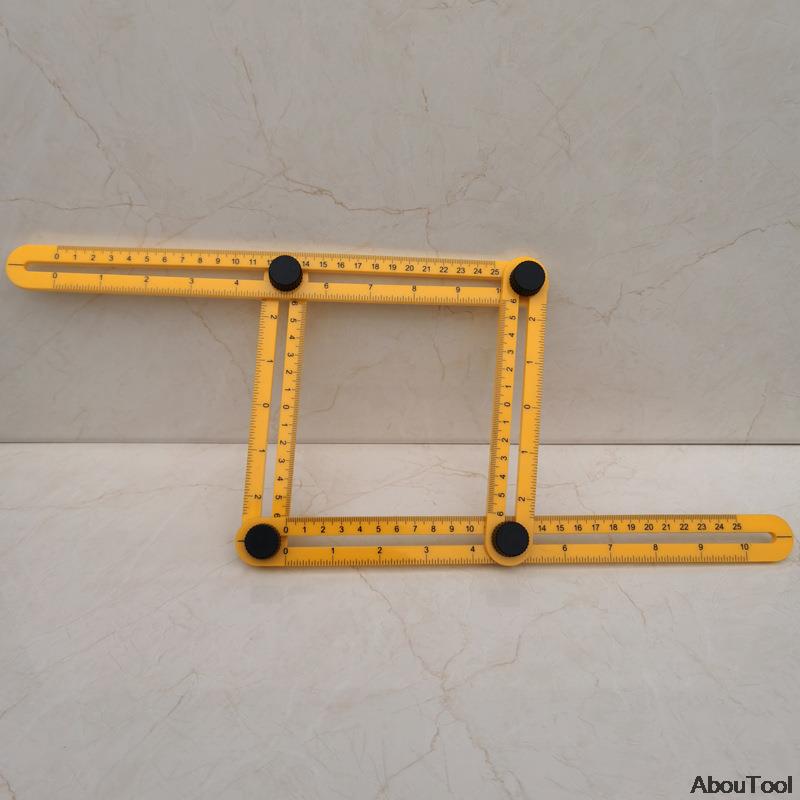 ABS Plastic Movable Four-fold Ruler Multi-function... – Vicedeal