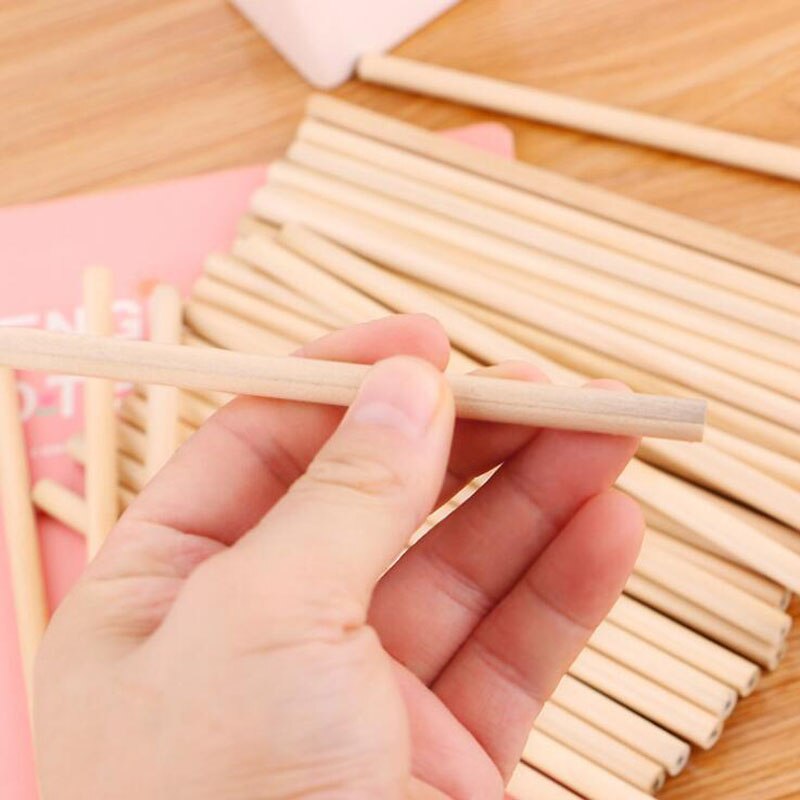 18 pcs/box Log Pencil Cartoon Practice Pen Standar... – Vicedeal