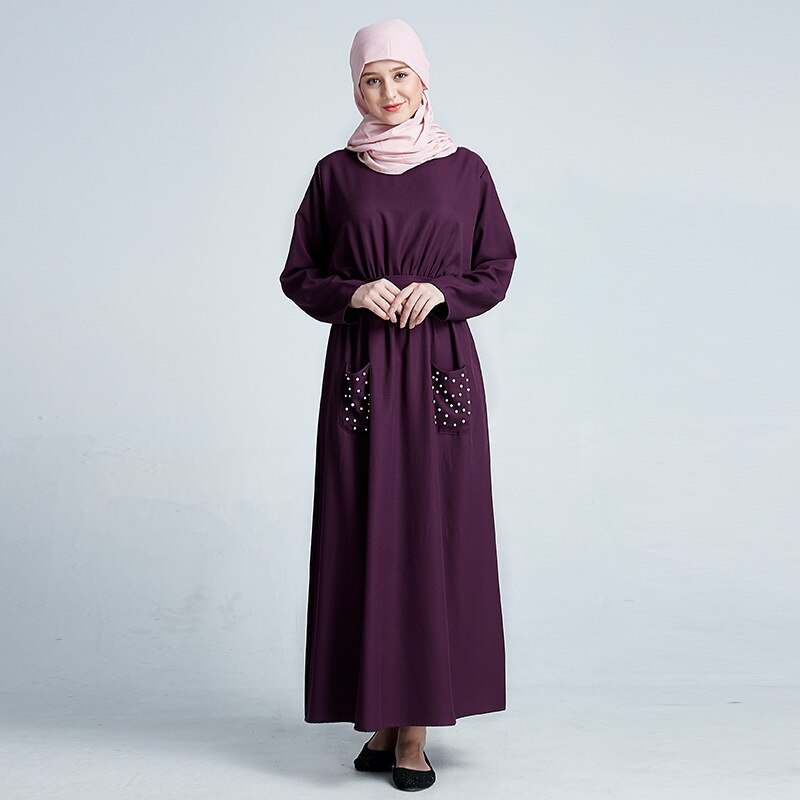 Muslim Cardigan Abaya Full Dress Kimono Long Robe ... – Vicedeal