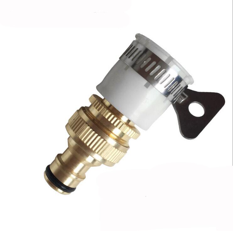 Universal 3-in-1 Brass Hose Tap Connectors Set Kit... – Vicedeal
