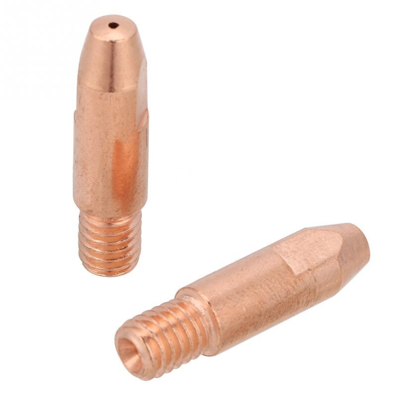 M6 Binzel Gas Nozzle 20pcs Copper Contact Tips 0.8... – Grandado
