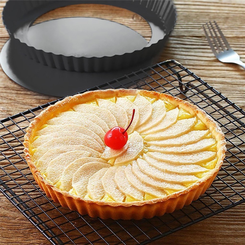 6Inch Round Pie Pan Non-Stick Tart Quiche Flan Mol... – Vicedeal