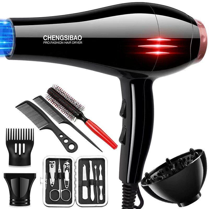220V 1200W Hair Dryer Strong Power Barber Salon St... – Grandado
