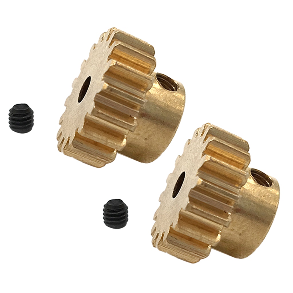 2pcs Brass Motor Gears 17T Golden Pinion Cogs for ... – Grandado