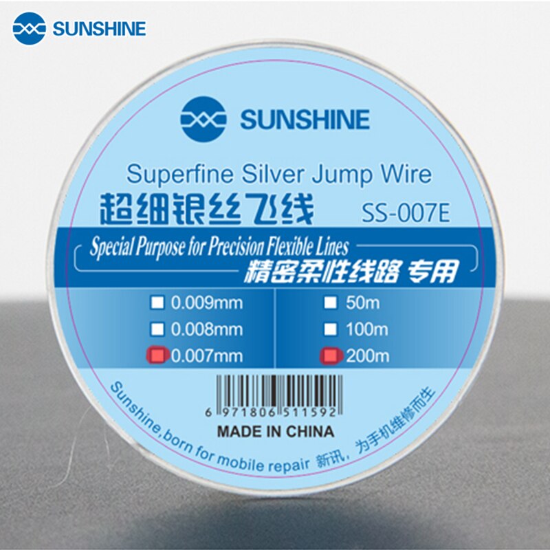 SUNSHINE SS-007E Ultra-fine Silver Wire Fly Line F... – Grandado