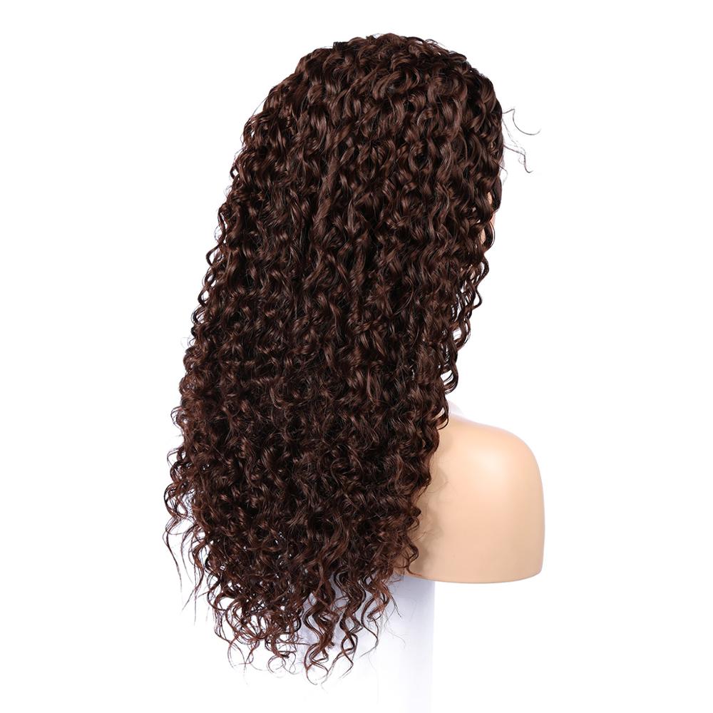 Kinky Curly Natural Blake Synthetic Wig Middle Rat... – Grandado