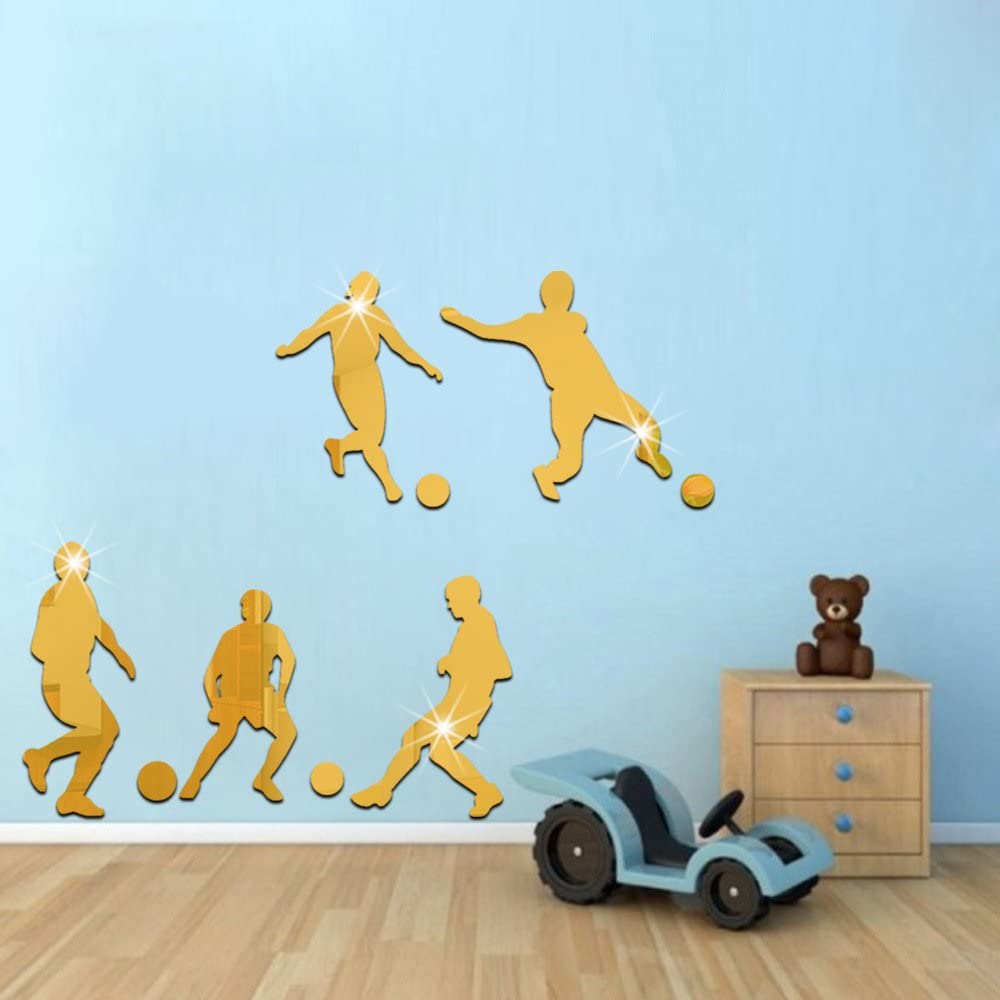Soccer-football-player-silhouette set / Mirror Eff... – Vicedeal