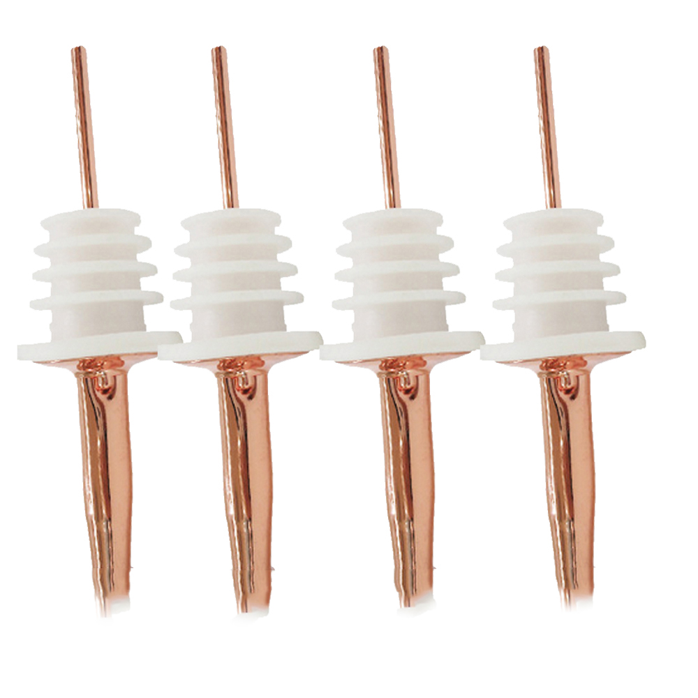 4pcs Stainless Steel Gold Tapered Metal Speed Pour... – Vicedeal