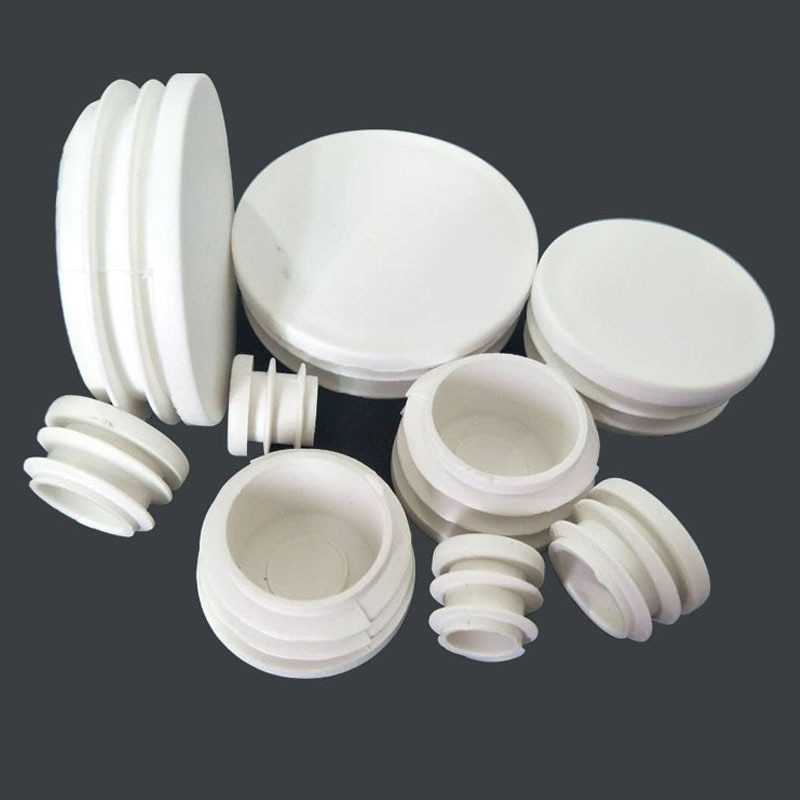40pcs/lot White Plastic Blanking End Caps Round Pi... – Vicedeal
