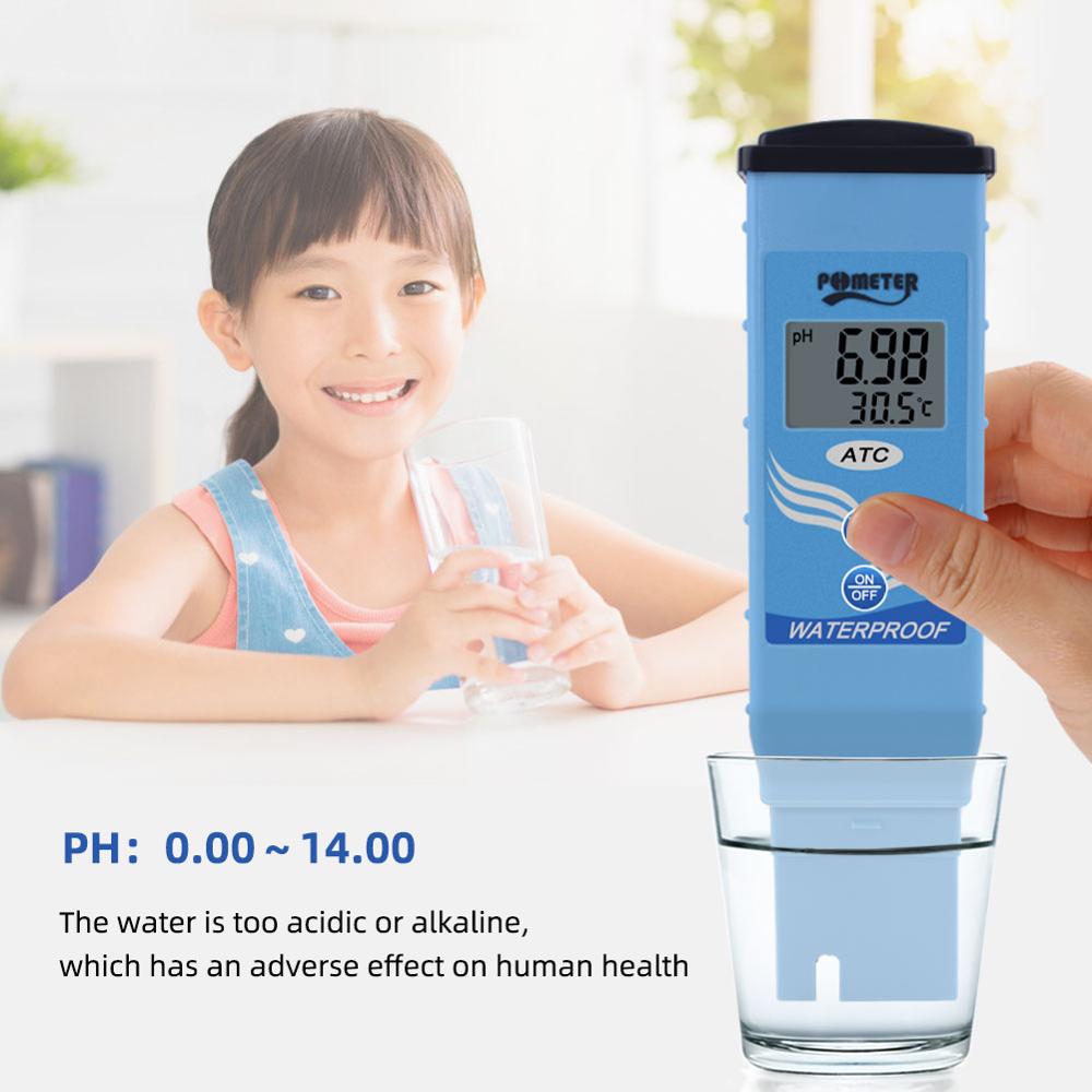 yieryi PH-097 LCD Display Digital Waterproof PH Me... – Grandado