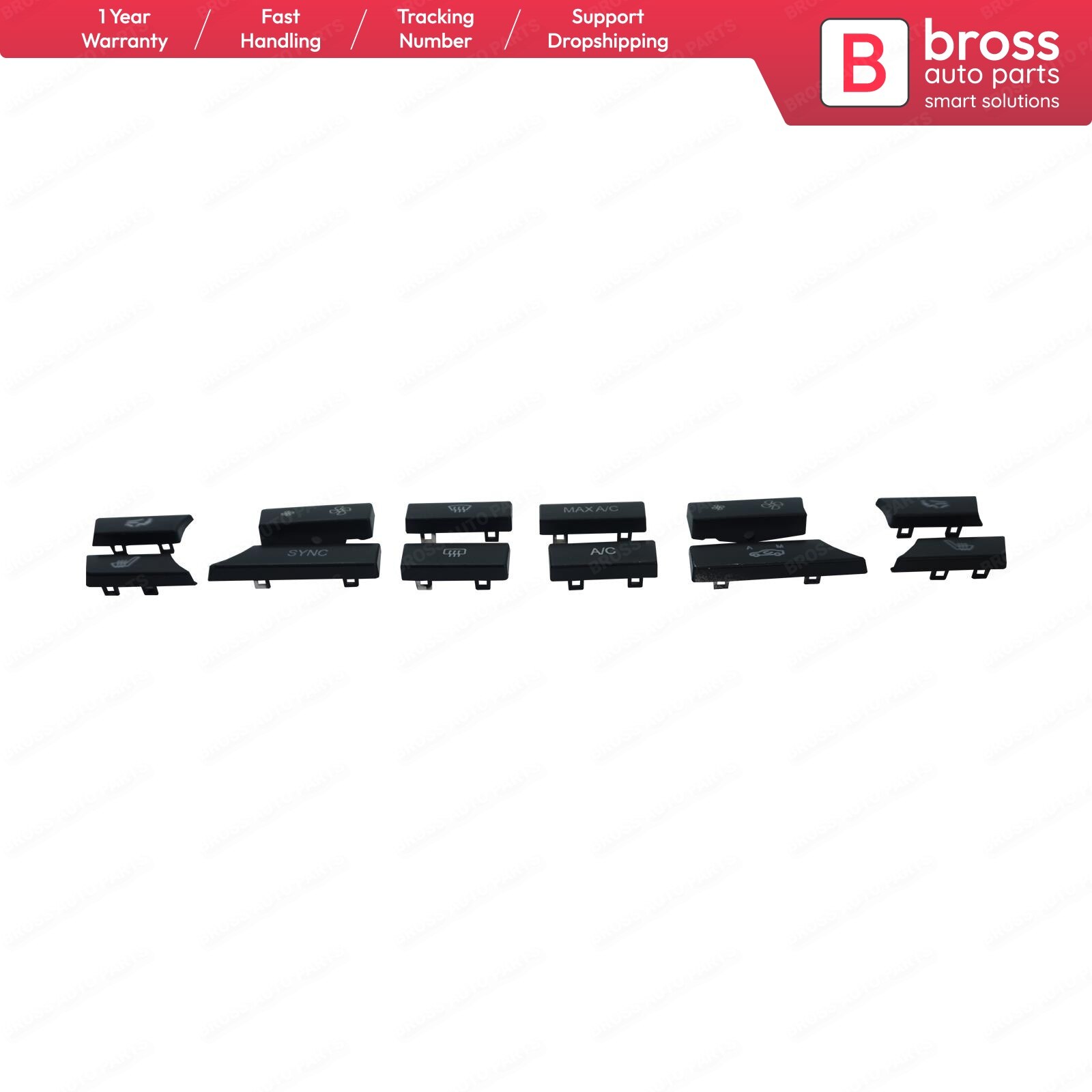 Bross auto parts bdp 957 12 stuks front hvac klima... – Grandado