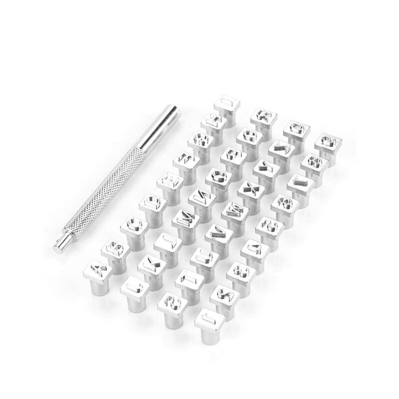 1 Box of 36 Letter and Number Stamp Sets, Metal St... – Vicedeal