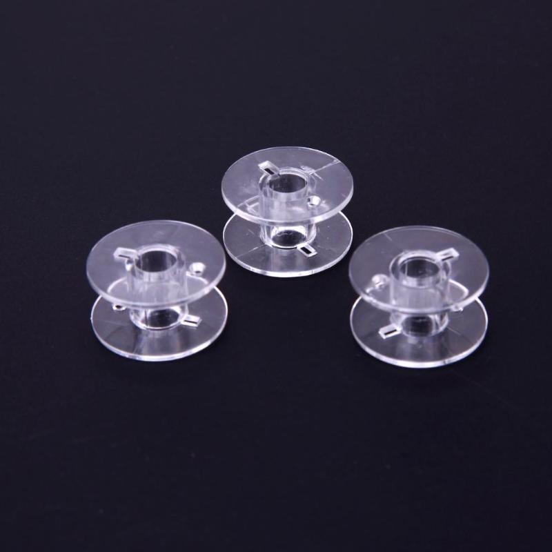50pcs Universal Plastic Transparent Empty Bobbins ... – Vicedeal