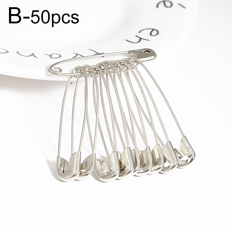 50Pcs/Set Safety Pins Gold Metal Needles Small Bro... – Vicedeal