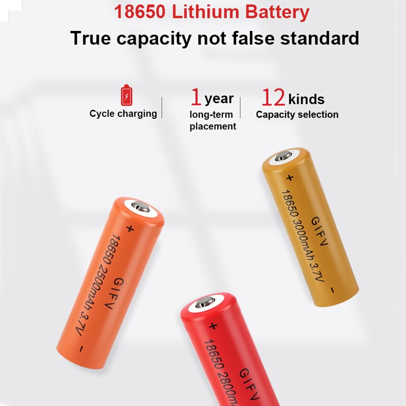 18650 1800mAh Rechargeable Battery 3.7V High-Curre... – Grandado