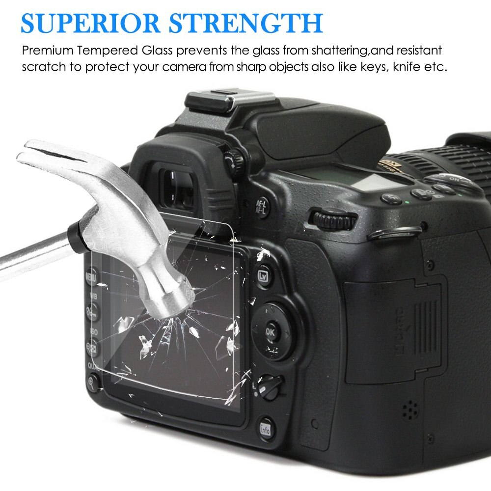 Camera LCD Screen Protector Optical Tempered Glass... – Vicedeal