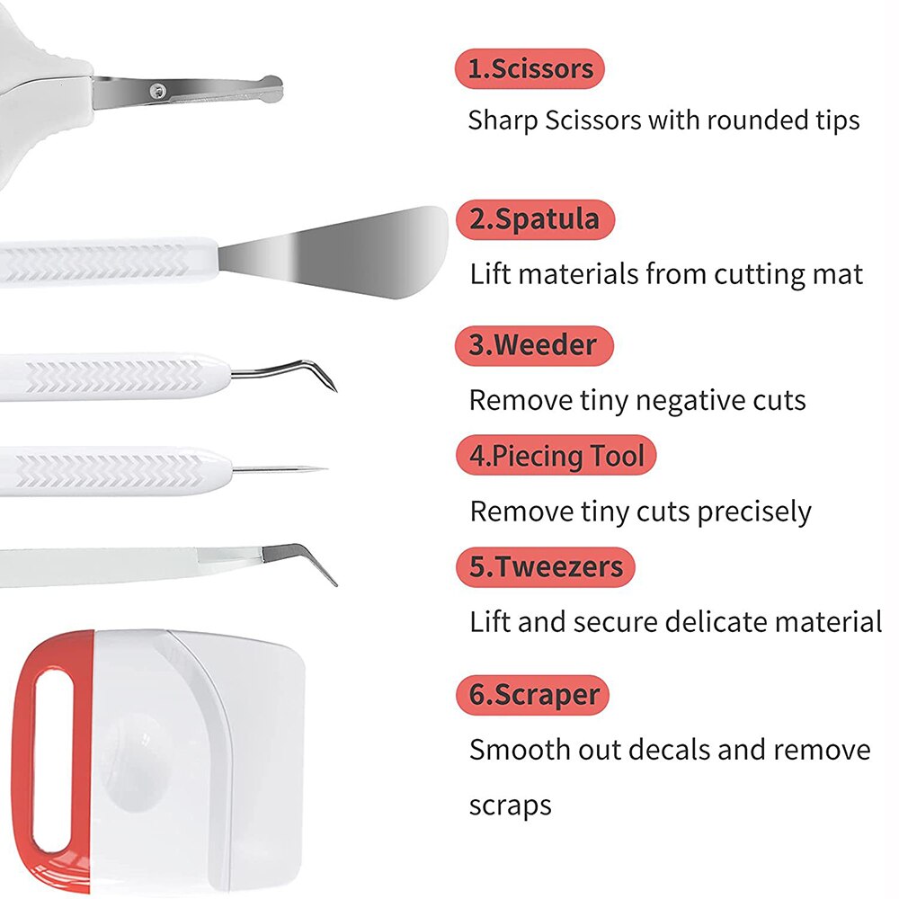 Vinyl Weeding Tools Set, Precision Craft Vinyl Too... – Vicedeal