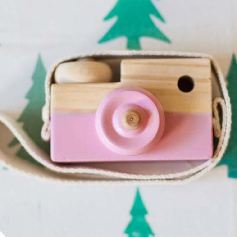 Cute Mini Wooden Camera Toy Cartoon Baby Toy Kids ... – Grandado