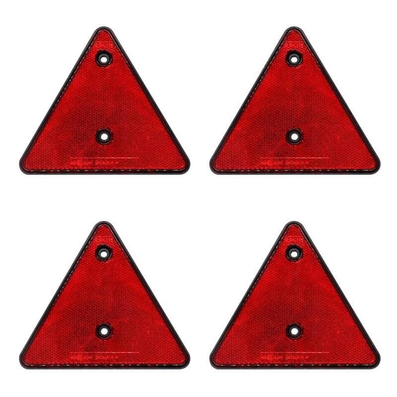 4 Pcs Reflective Car Stickers, Triangular Reflecto... – Grandado