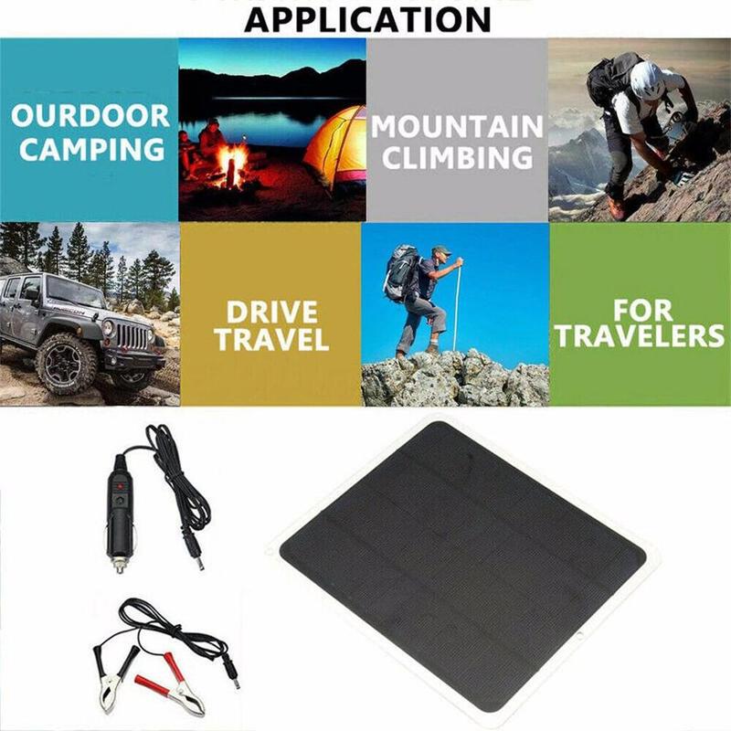 20W Solar Panel Flexible Mono Crystalline Silicon ... – Grandado