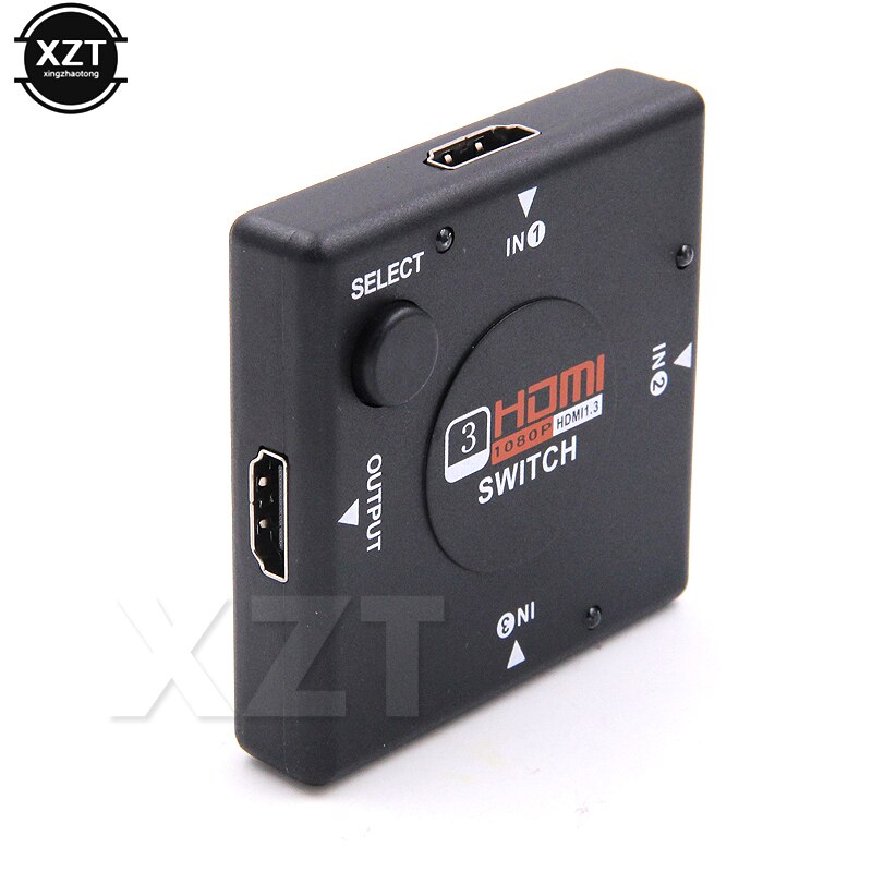 3 Port 1080P HDMI Switcher Adapter 3in 1 Video HDM... – Vicedeal