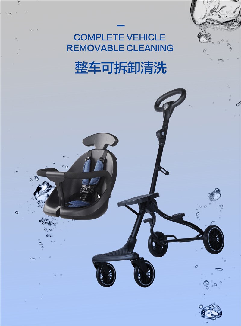 Baby doll artifact baby stroller foldable child po... – Grandado
