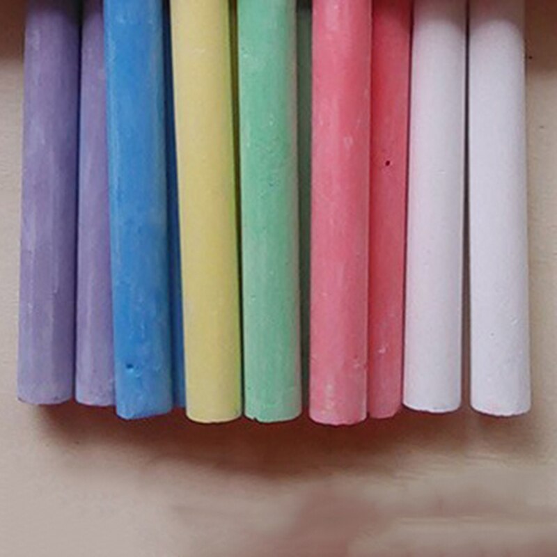12PCS/Set Nontoxic Chalk 6-Color Washable Art Play... – Grandado