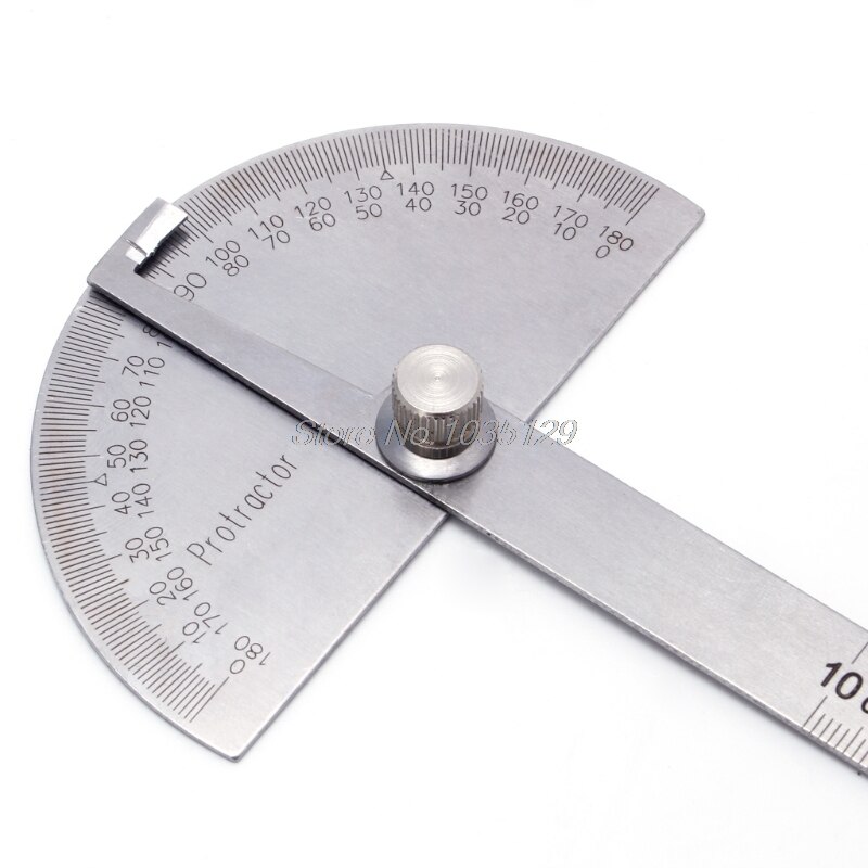 Stainless Steel Round Head 180 degree Protractor A... – Grandado