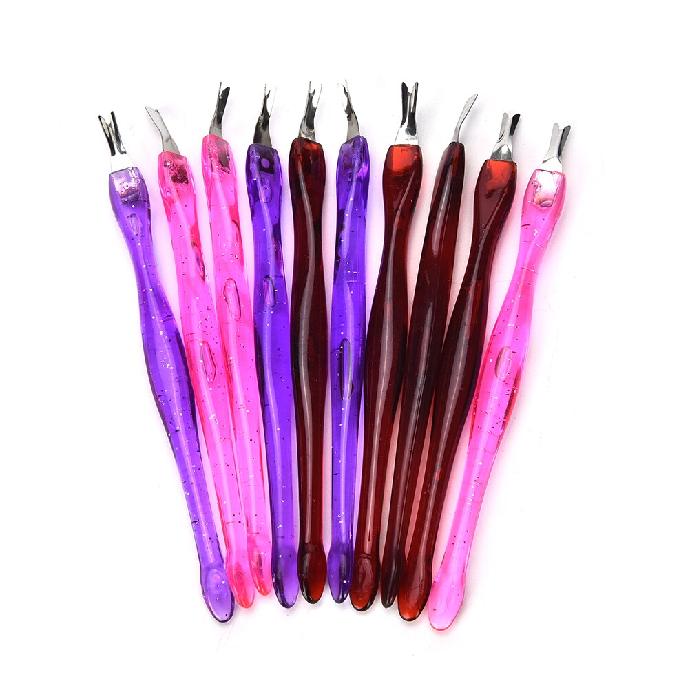 10Pcs Stainless Steel Head Nail Cuticle Pusher V-s... – Grandado