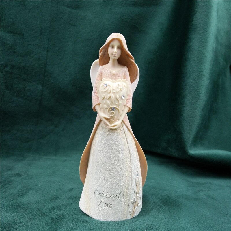 Guardian Angel Art Sculpture Decorations Angel Sta... – Grandado