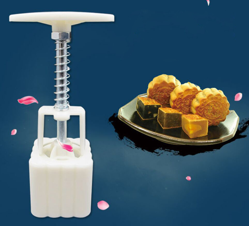 Mooncake Molds With Plunger Kitchen 1 Set Square M... – Grandado
