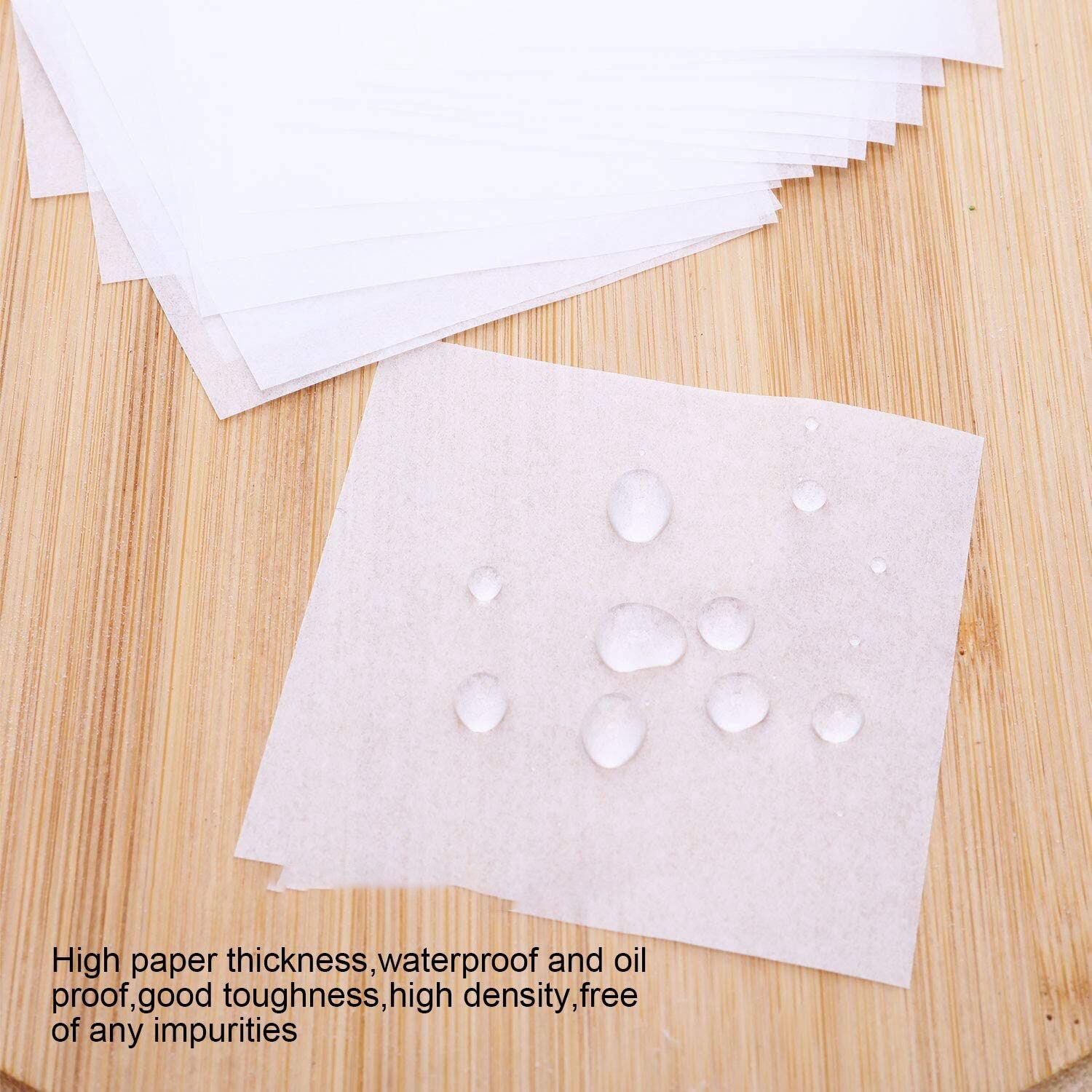 500 Pieces Square Disposable Paper Liner Sheets Ba... – Grandado