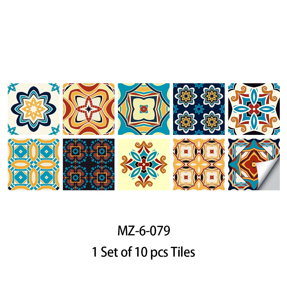 10/15/20cm Mexican Style Tiles Sticker Matte Film ... – Vicedeal