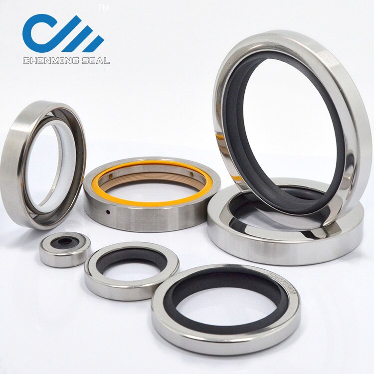 Ceimin PTFE OIL SEAL 40*60*8 mm Dual Lip Stainless... – Grandado