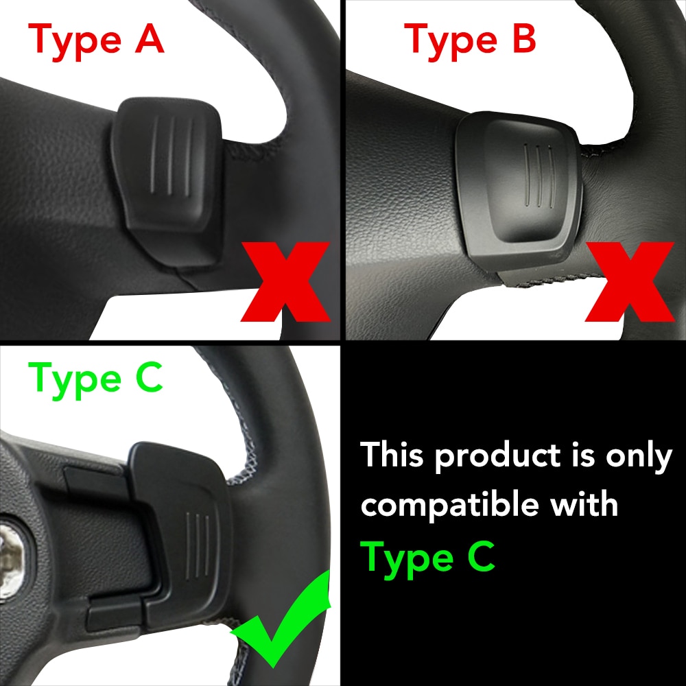 2pcs Car Steering Wheel Shift Paddle Shifter Exten... – Grandado