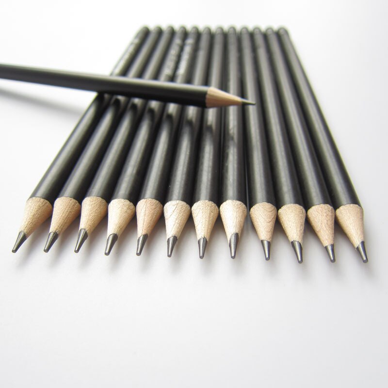 10pcs Hb Black Pencil Book + Pencil Sharpener Writ... – Grandado