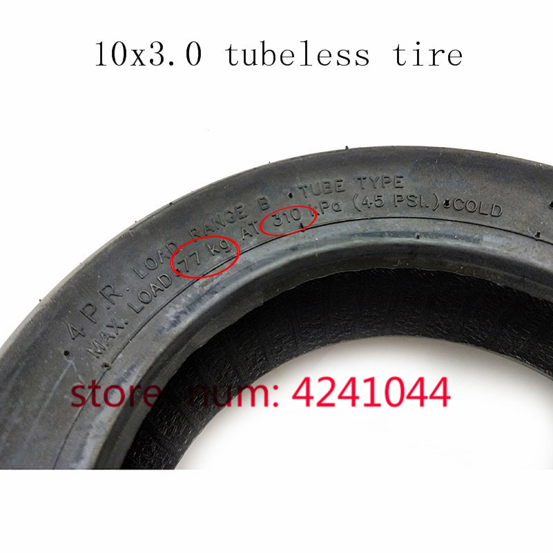 10x3.0 10*3.0 tubeless vacuum tire Tyre For 10 inc... – Grandado