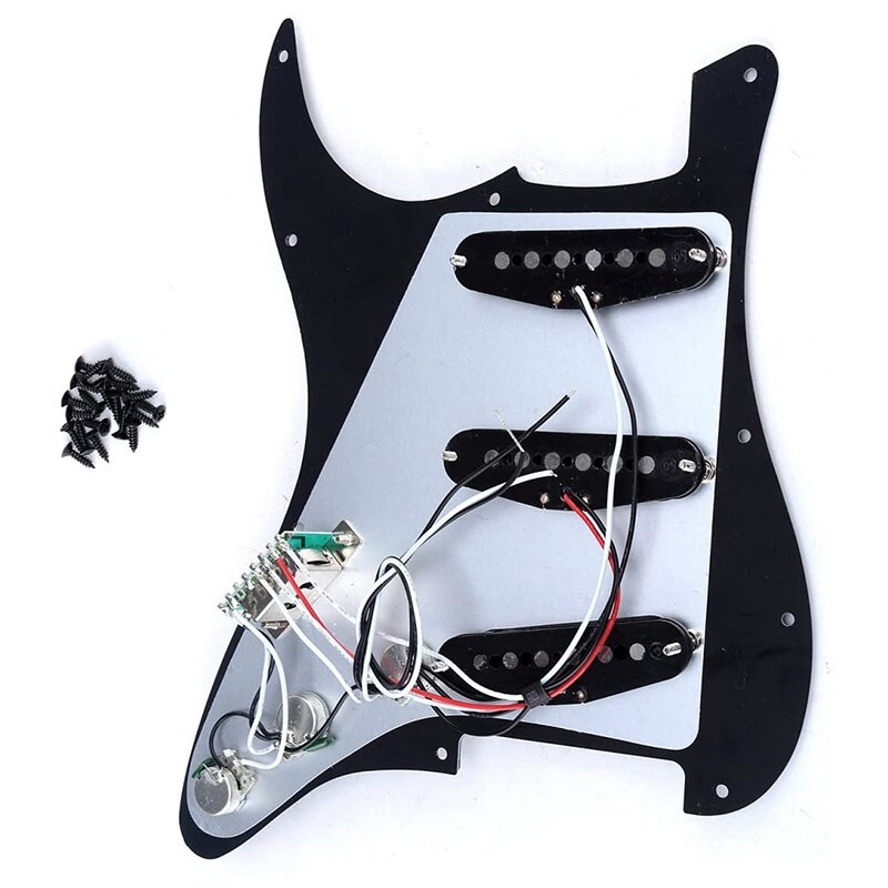 Single Coil SSS Electric Guitar Pickguard Pickup L... – Grandado