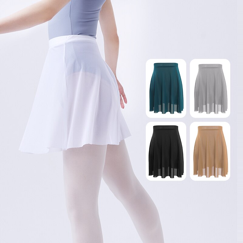 Ballet Skirts for Women Girls Mesh Skirts Elastic ... – Vicedeal