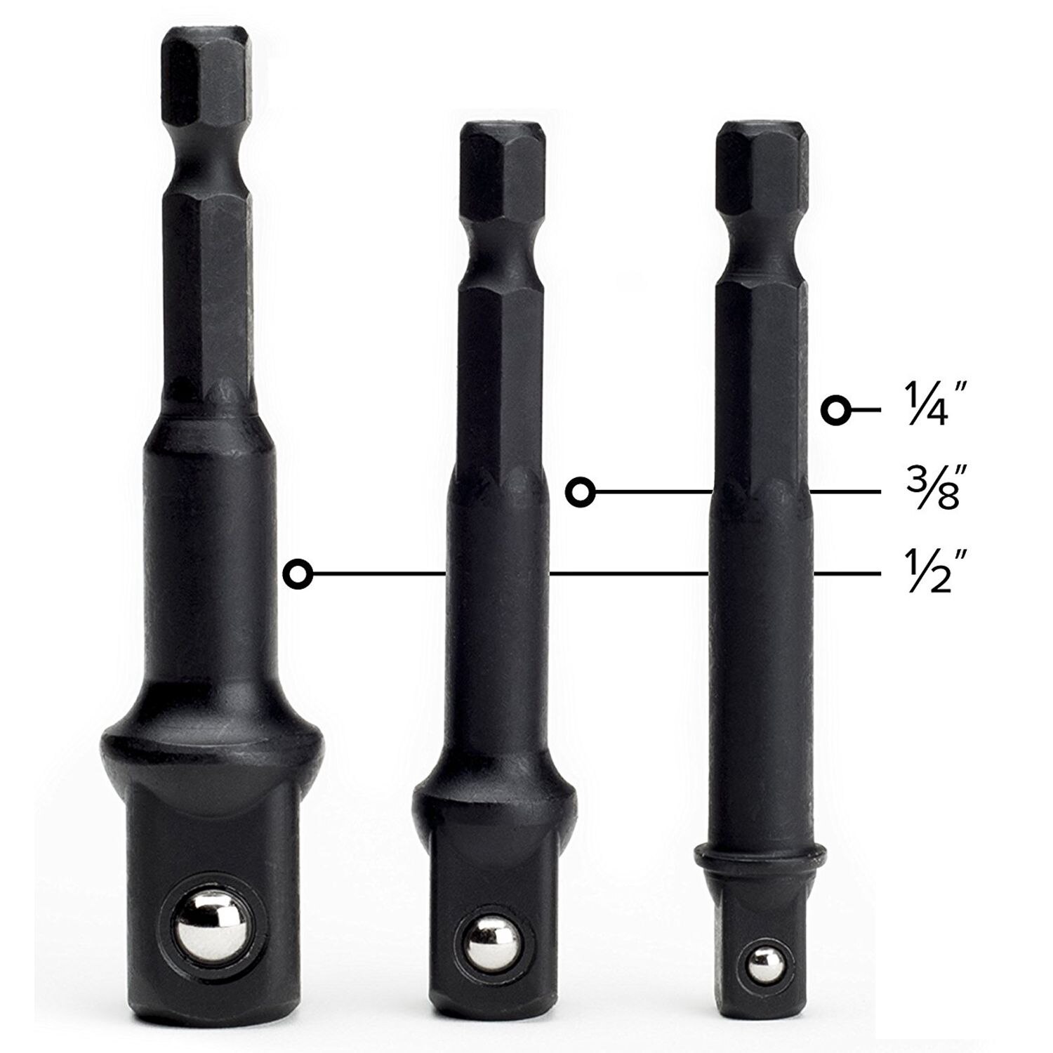 Impact Grade Socket Adapter/Extension Set | Turns ... – Vicedeal
