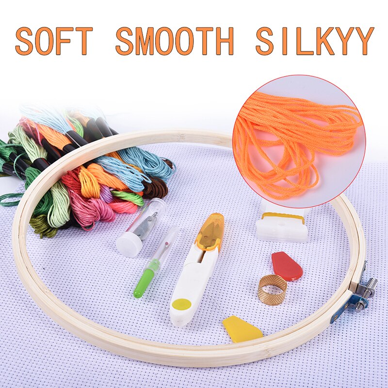 229 Pieces Embroidery Kit Cross Stitch Set with In... – Grandado