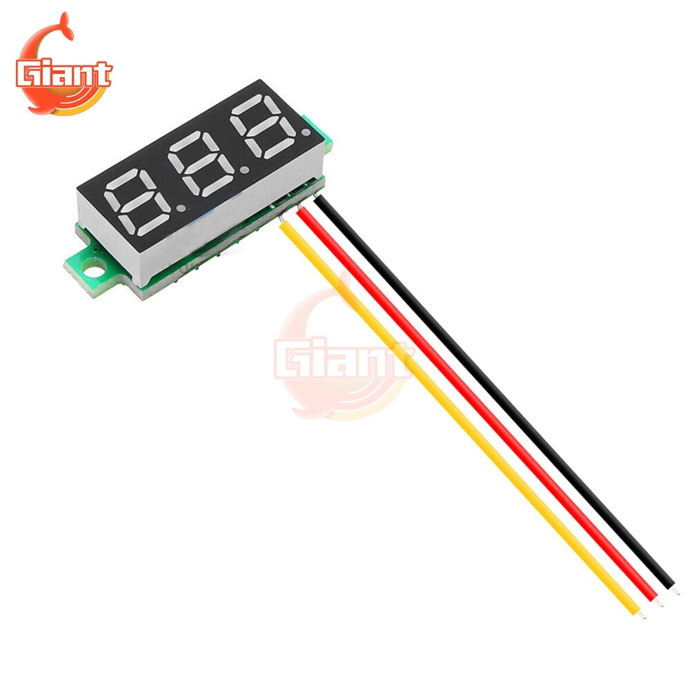 DC 0V-100V 0.28 inch LED Digital Voltmeter Voltage... – Grandado